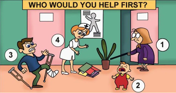 Who Would You Help First? Your Answer Will Reveal Your Core Personality.