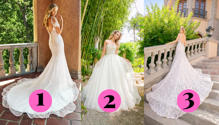 Choose the perfect wedding dress and find out what your character is.