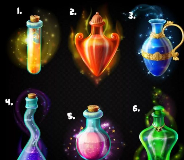 Choose a magic potion and find out what your next relationship will be ...