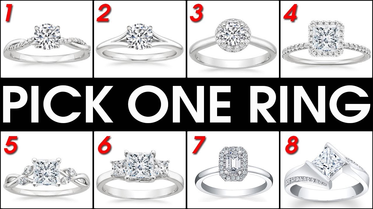 Pick An Engagement Ring And Know When You Will Get Married